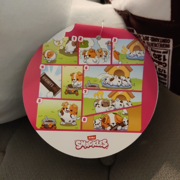 Snackles | Toys | New Zuru Snackle Benji Corgi 4 Jumbo Plush W Hersheys ...